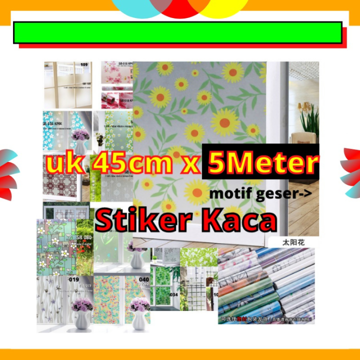 STIKER KACA UK 45CM X 5 METER STICKER SUNBLAST SB KACA STICKER SETIKER ...