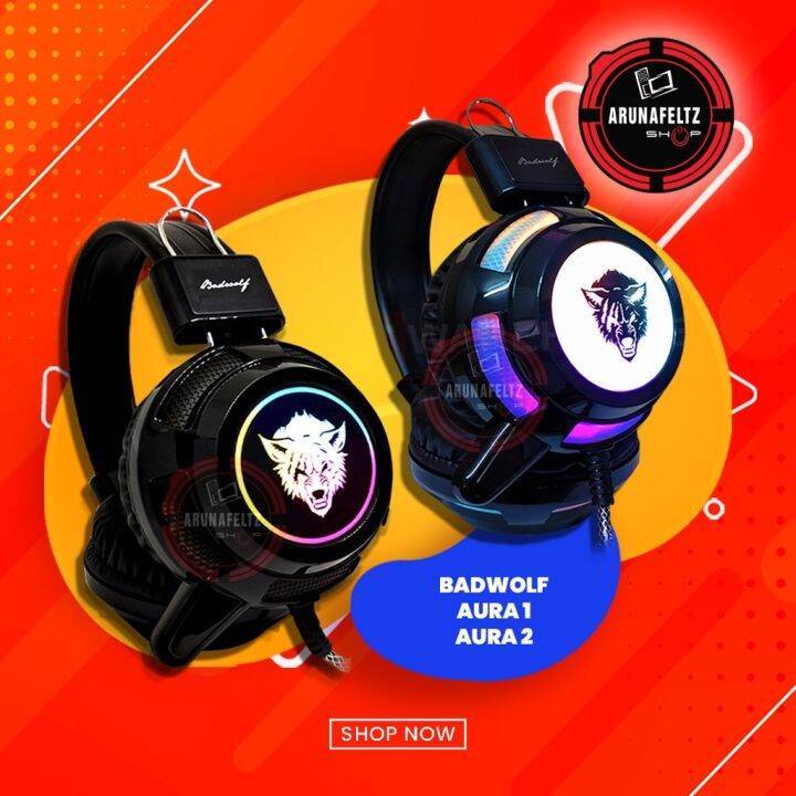 Aura RGB Monster Gaming Headset (Badwolf) | Lazada PH