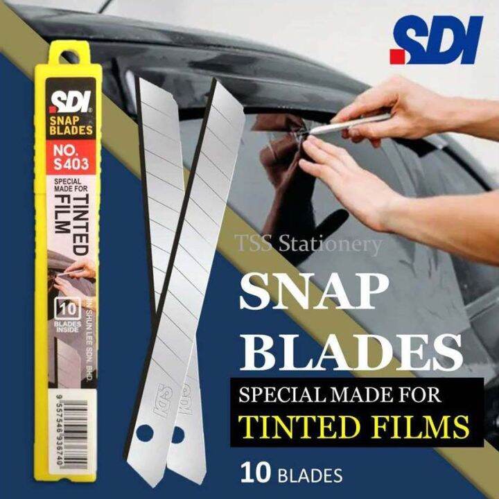 SDI Snap Blade for Tinted Film Series S403 - 10 Blades Pack - Snap-Off ...