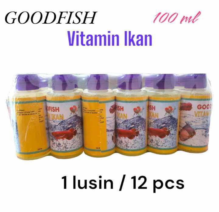 GOODFISH 1 lusin VITAMIN IKAN HIAS VITAMIN IKAN DISCUS 100 ML | Lazada Indonesia
