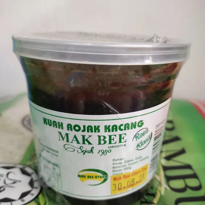 Kuah Rojak Kacang Mak Bee 350g/botol | Lazada