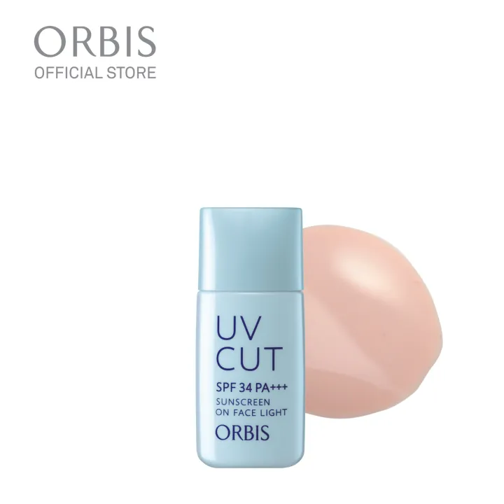 ORBIS UV CUT Sunscreen on Face (Light Type) 28ml พร้อมส่ง ออบิส ยูวี ซันสกรีน ครีมกันแดดเนื้อบาง ...