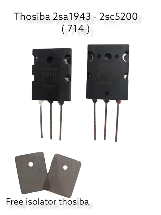 TRANSISTOR FINAL THOSIBA 2SC5200 2SA1943 2sc 5200 2sa 1943 5200 1943 ...