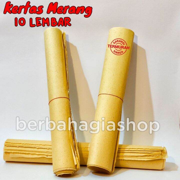 Kertas Merang Recycle Paper / Joss Paper / Straw Paper Isi 10 Lembar ...