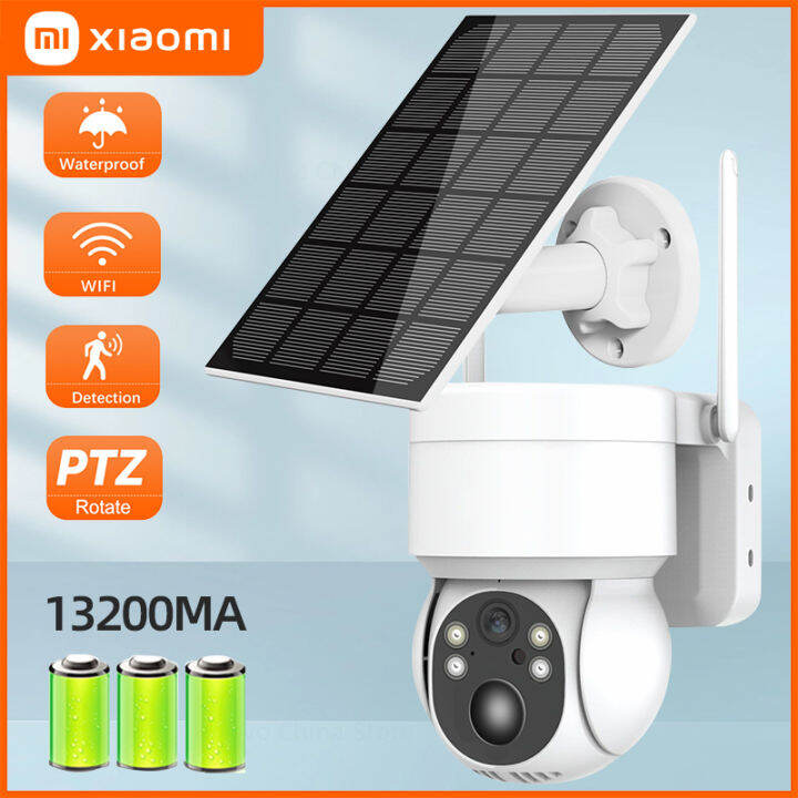 Xiaomi Solar camera cctv Wifi outdoor 4 megapixel body detection ...