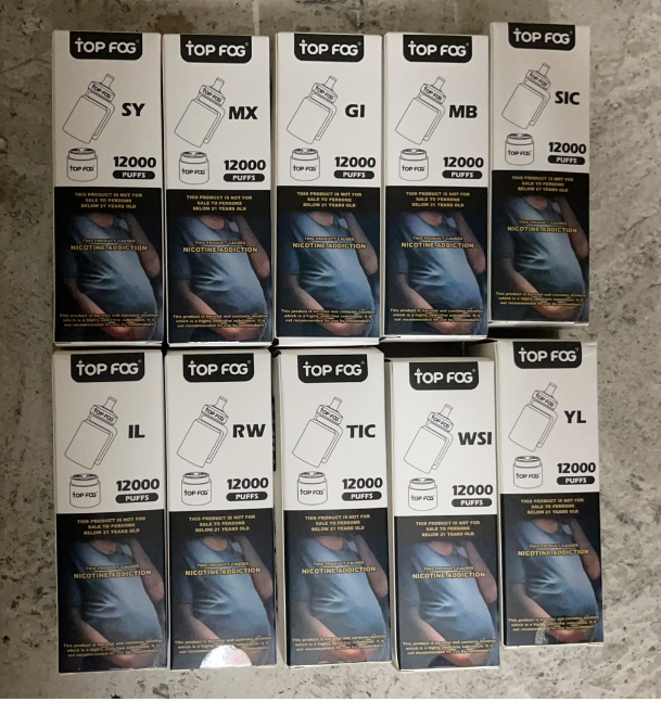 TOP FOG ENJOY 12000 Puffs 12k Dispo 588!2 | Lazada PH
