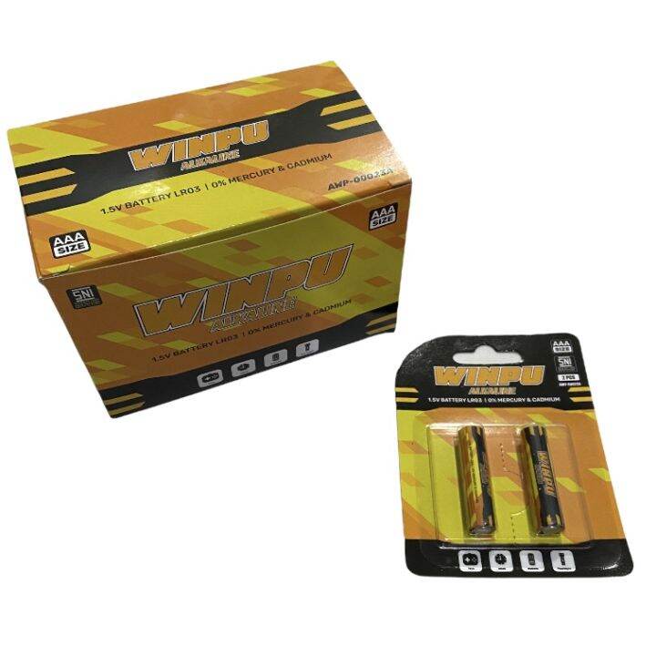 Baterai Alkaline AAA A3 isi 2 PCS 1.5V Battery Kualitas SNI Ultimate ...