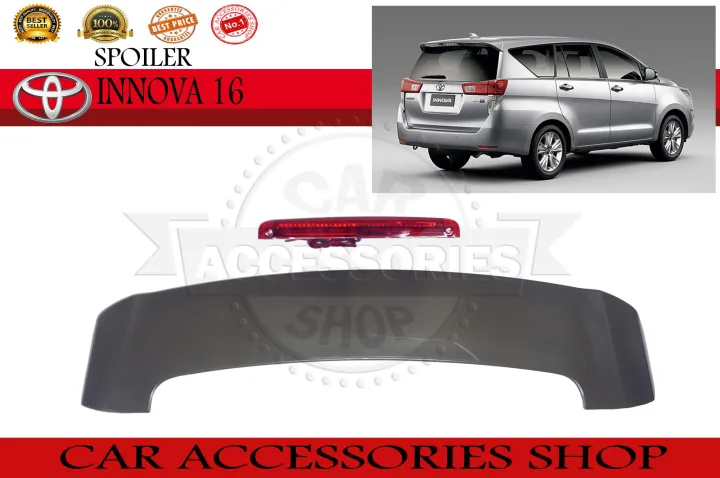 TOYOTA INNOVA 2016 Trunk Spoiler Wing and Styling Kits Unpainted with ...