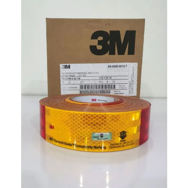 🔥Ready Stock 🔥Original 3M reflective sticker 1 Roll Side Marking #sticker puspakom #sticker JPJ ...