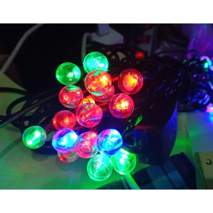 AGA LED BOLA BULAT 3 Warna RGB LOVOV 40 pc Lampu Hias Natal Tumbler ...