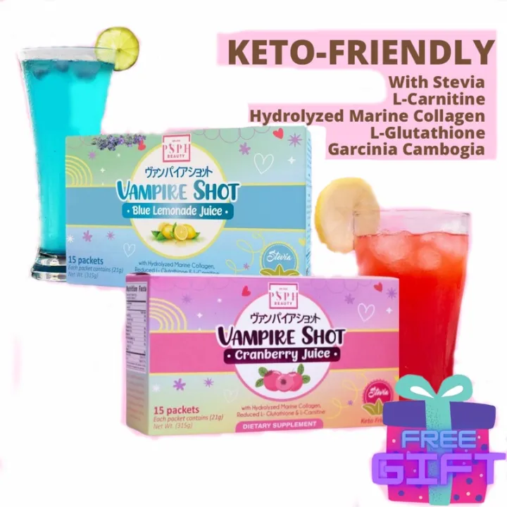 Vampire Shot by PSPH Beauty 315g [Cranberry/Blue Lemonade] (CHOOSE ...