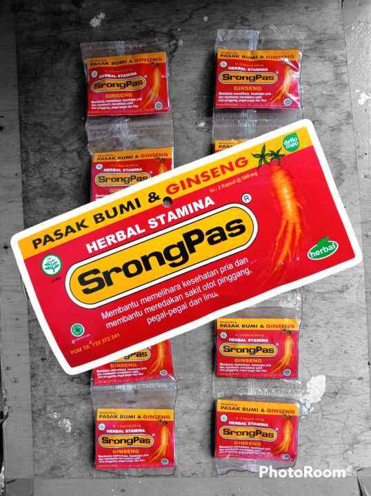 Herbal Stamina SRONGPAS mengandung pasak bumi dan ginseng Jamu Pegal ...