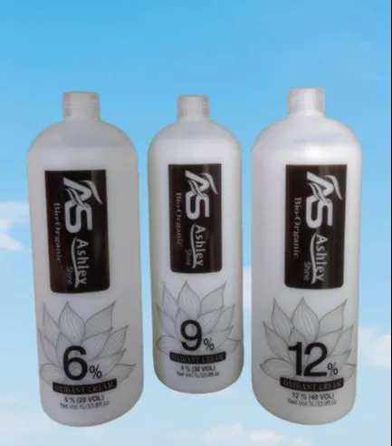 AS - Ashley shine Bio-Organic Oxidizing Cream 1000 mL - Salon Used ...