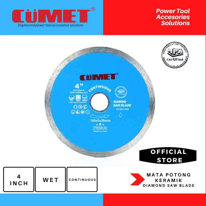 Cumet-Batu Gerinda Continuous Blad Rim Saw Blade 4inch | Lazada Indonesia