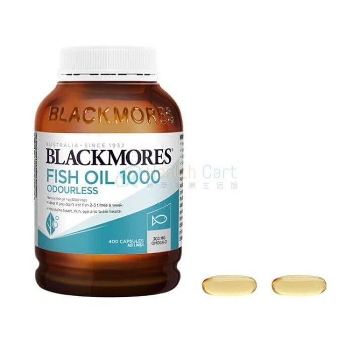 Blackmores Odourless Fish Oil 1000 - Omega 3, Minyak Ikan, Obat Jantung ...