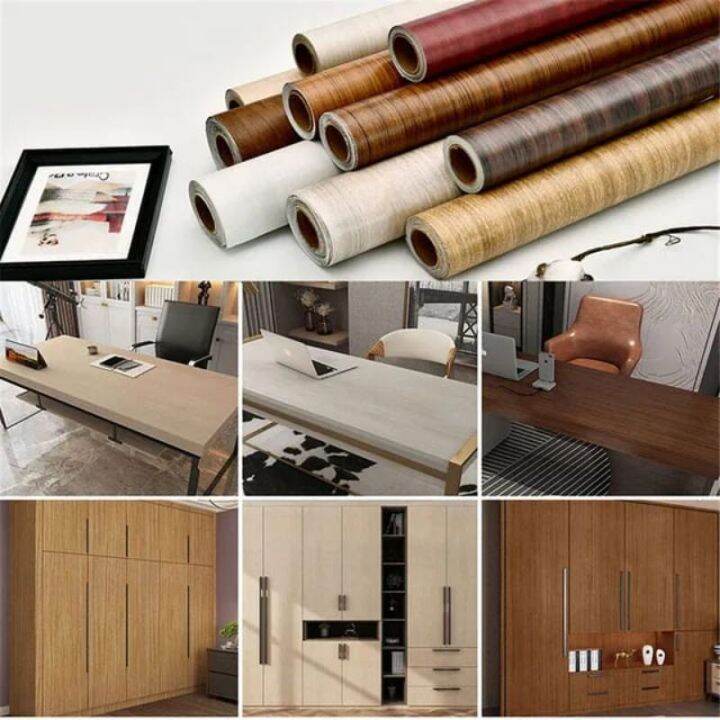 Sticker Decosheet PVC Pelapis Meja Furniture HPL Kayu Triplek | Lazada ...