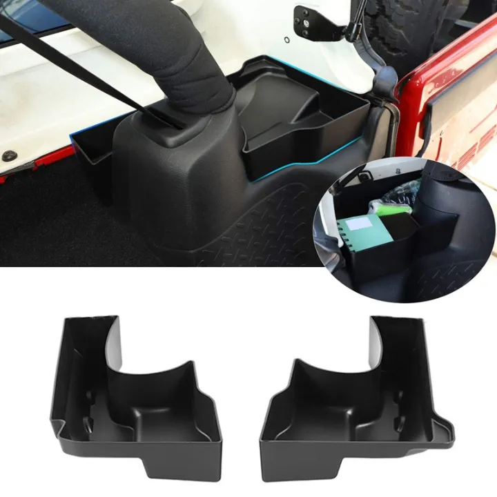 Rear Trunk Organizer, Wheel Well Storage Bin, for Jeep Wrangler JK JKU ...