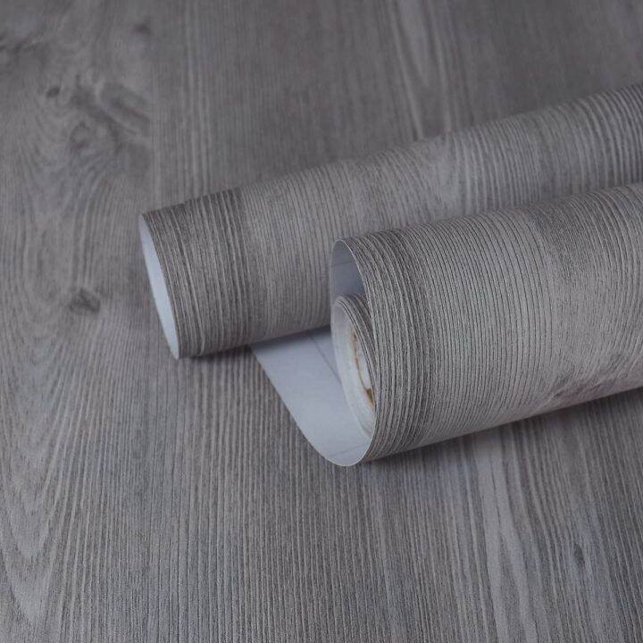 Wallpaper Dinding Kayu Belang Abu Tua 10m x 45cm | Lazada Indonesia