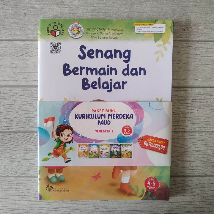 Buku PAUD TK Kurikulum Merdeka (Usia 4-5 Tahun) Semester 1 Lengkap - Cempaka Putih | Lazada ...