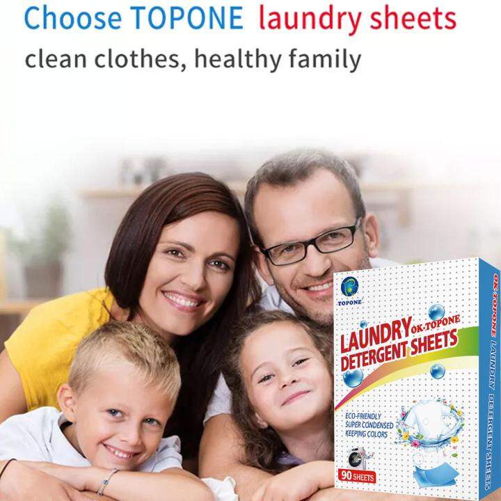 Nano-concentrated Laundry Tablets 90 Pcs of Portable Family Hand ...