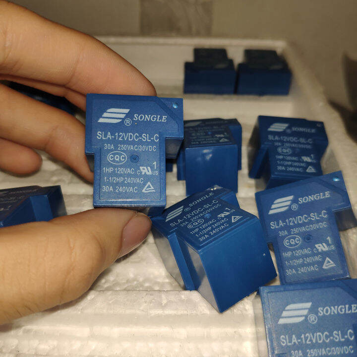 RELAY PCB SONGLE 12V 24V 5 PIN 6 PIN 30A SLA / RELAY KODOK SONGLE 5 ...