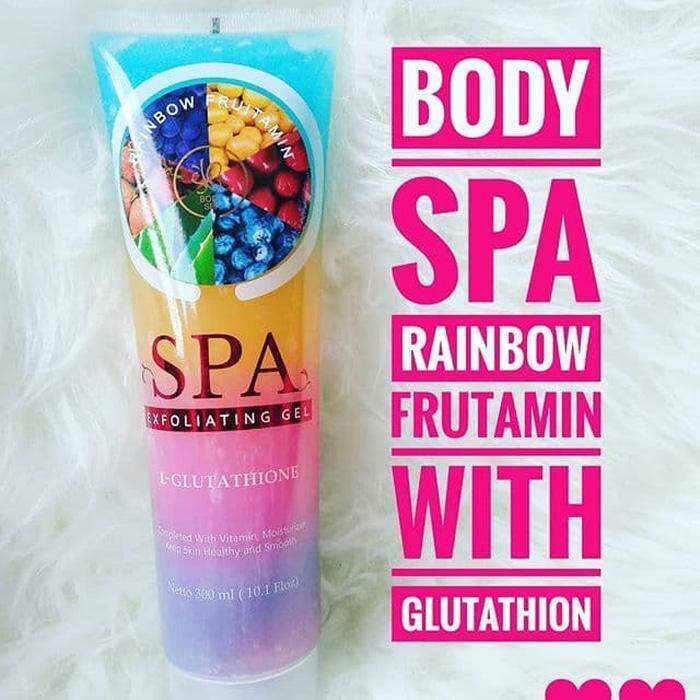 SYB Rainbow Frutamin Body Spa Exfoliating Gel 300ml Original | Lazada ...