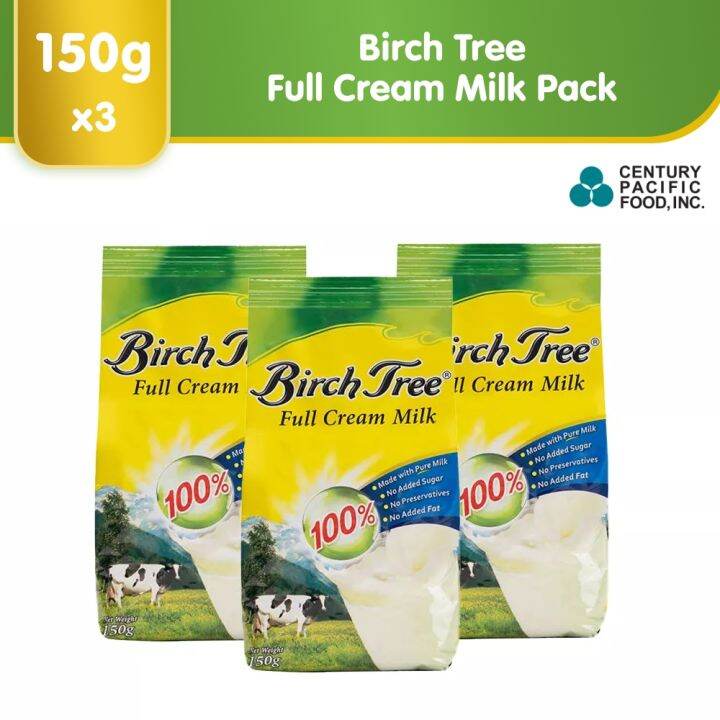 Birch Tree Full Cream Milk 150g Pack of 3 | Lazada PH