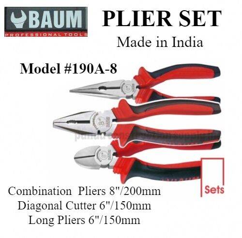 Baum Pliers Set 190A-8 | Lazada PH