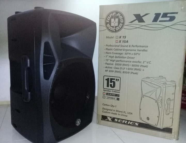 Topp Pro X15A Powered Speaker | Lazada PH