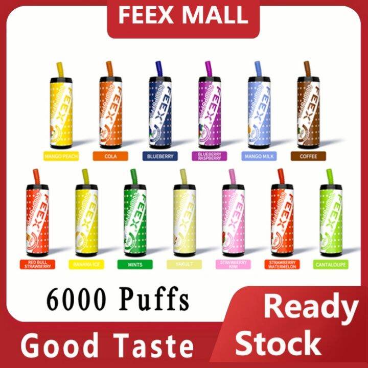 vape FEEX 6000 Puffs GRANTE New Disposable vape Rechargeable Relx/Uwell ...