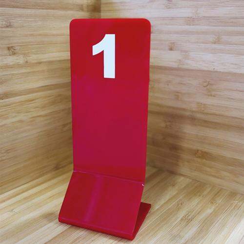 Table Numbers Stand Red 1- 20 | Lazada