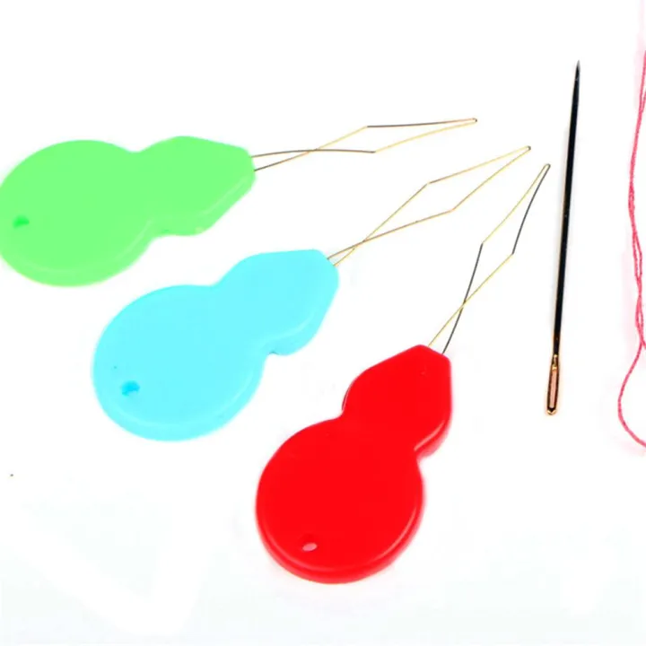 MMKJ Useful Easy Sewing Cross Craft Tools Bow Hand Sewing Wire Leader ...