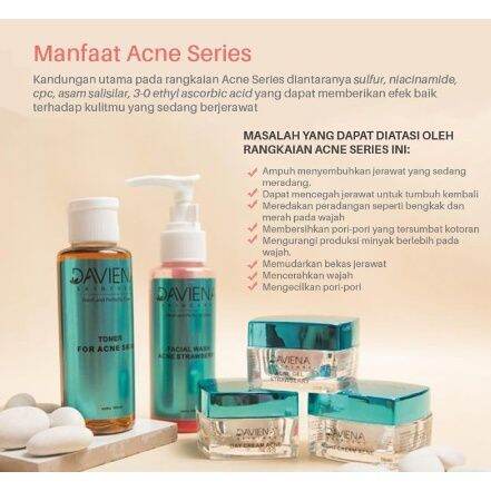 DAVIENA SKINCARE PAKET ACNE SERIES | Lazada Indonesia