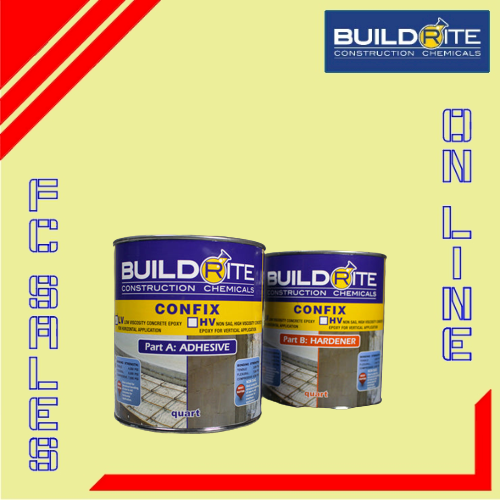 BUILDRITE CONFIX LV (Quart set) LOW VISCOSITY CONCRETE EPOXY FOR ...