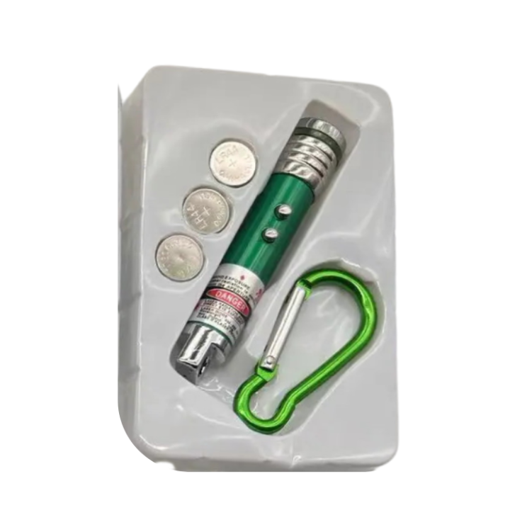 GoGamit - 3 in 1 Laser Pointer LED Light Carabiner Pocket-sized Laser ...