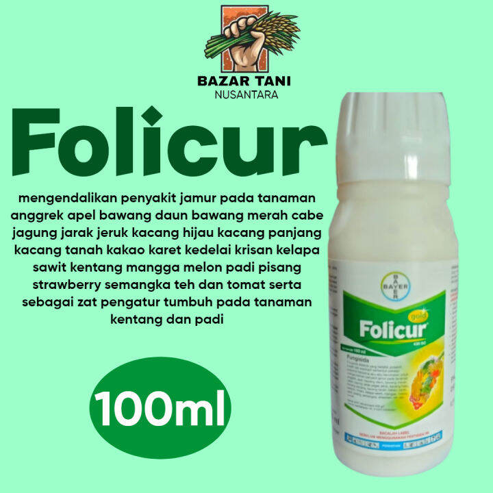 Folicur 100 ml folikur gold fungisida pembening gabah | Lazada Indonesia