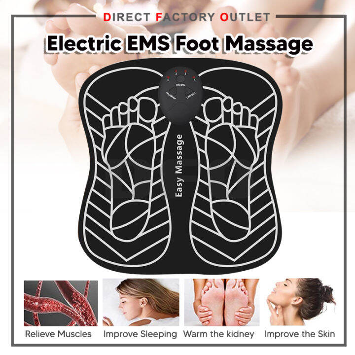 DFO EMS Physiotherapy Foot Massage Cushion Electric Foot Massage Mat ...