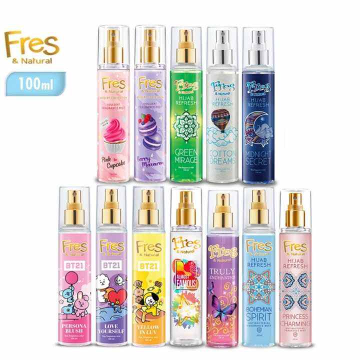Fres & Natural Spray Body Mist Cologne 100ml - Parfume - Body Mist ...