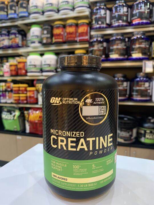 Optimum Nutrition Creatine 600g ครีเอทีน กรดอะมิโน เพิ่มพละกำลัง เพิ่ม ...