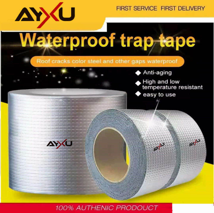 Ayxu Waterproof Tape aluminum foil butyl sealing self adhesive tape color steel bungalow roof ...
