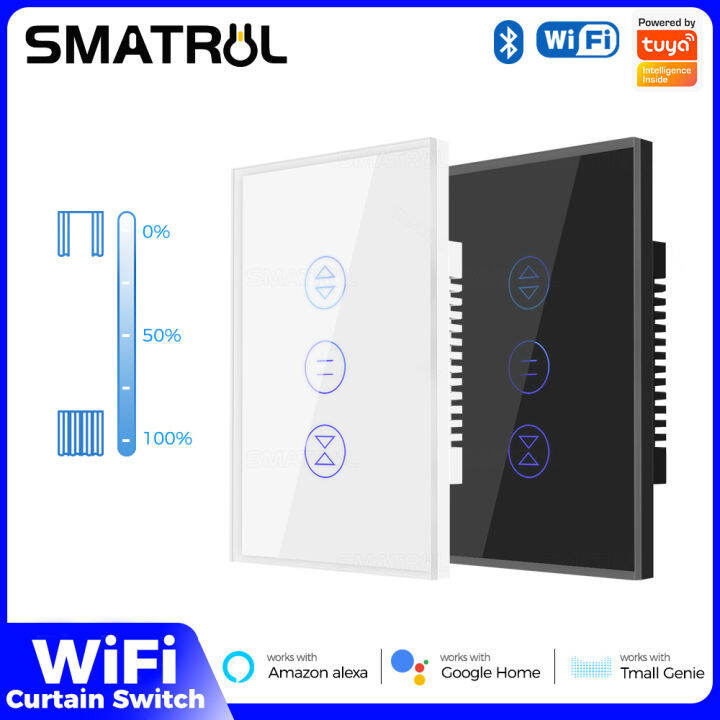 SMATRUL Tuya/Smartlife WiFi Curtain Switch For Electric Motorized ...