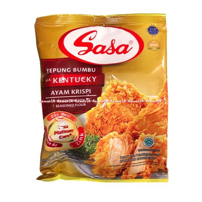 Sasa Tepung Kentucky Ayam Krispi 210gr Tepung Bumbu Instan Membuat Ayam ...