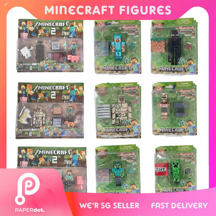 Minecraft Mini-Figures Assortment - Unique Characters in Each Pack ...