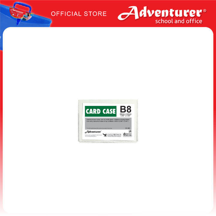 Adventurer Card Case, B8 Size 3.5" x 2.4" | Lazada PH