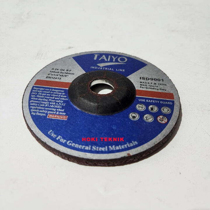 Mata Gerinda Poles Besi Taiyo 4 inch x 6 mm | Lazada Indonesia