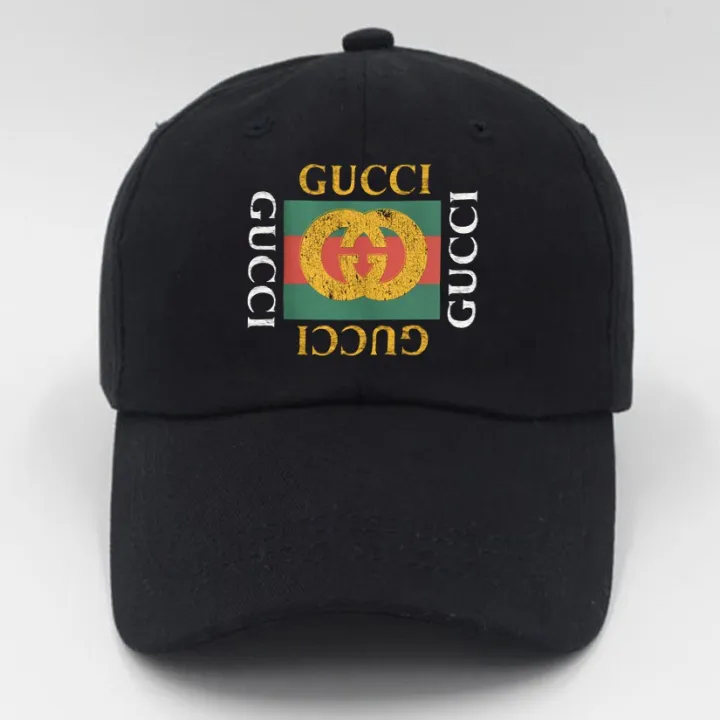 Gucci Logo Solid Color Simple Baseball Cap Men And Women Couple Visor ...