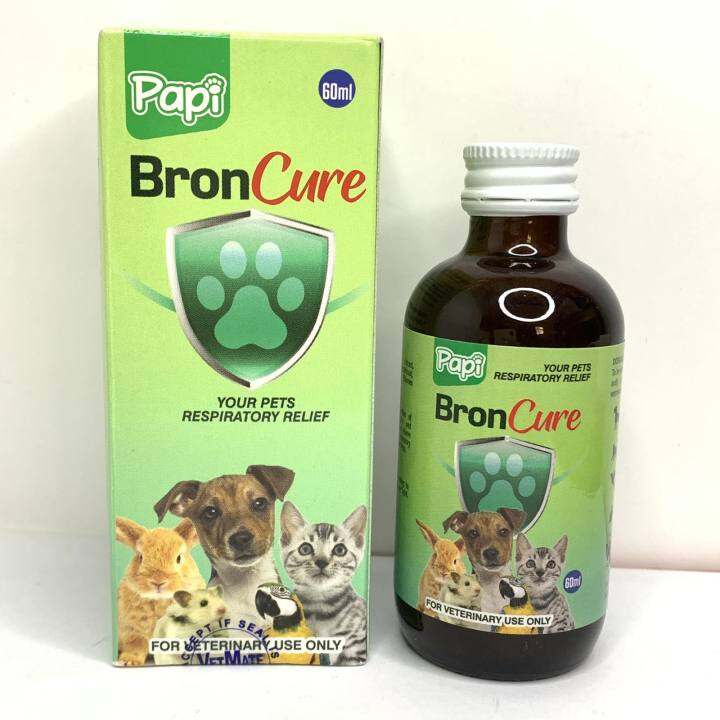 [SOUTH VET] 1pc Papi Broncure Cough and Cold Medicine for Pets (60ml ...