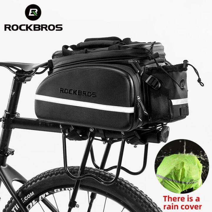 ROCKBROS Bicycle Carrier Bag MTB Bike Rack Bag Trunk Pannier Cycling ...