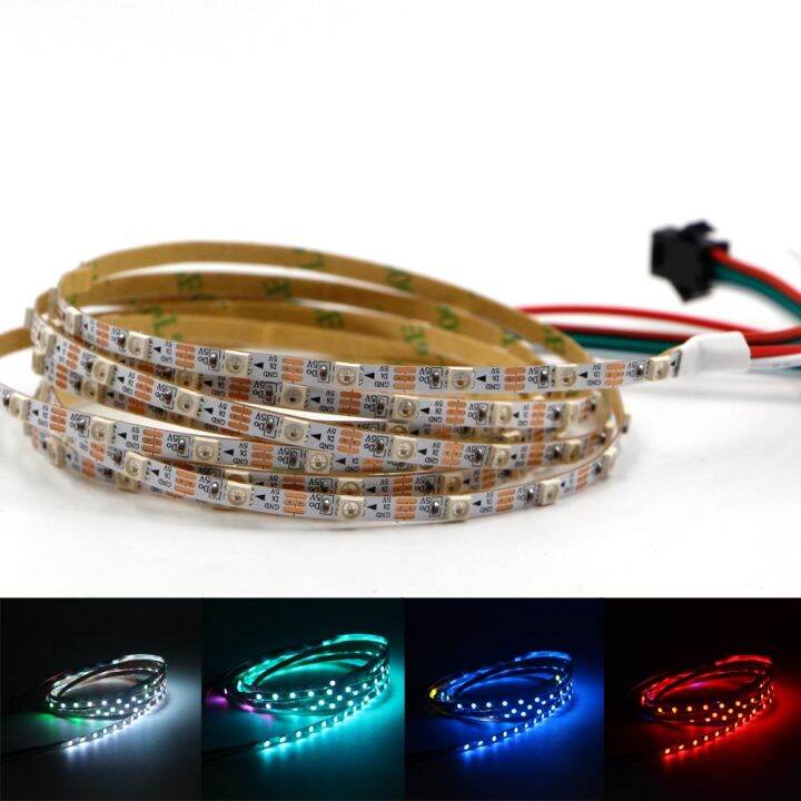 3mm/4mm/5mm Narrow PCB WS2812B Pixel ARGB LED Strip light Individually ...