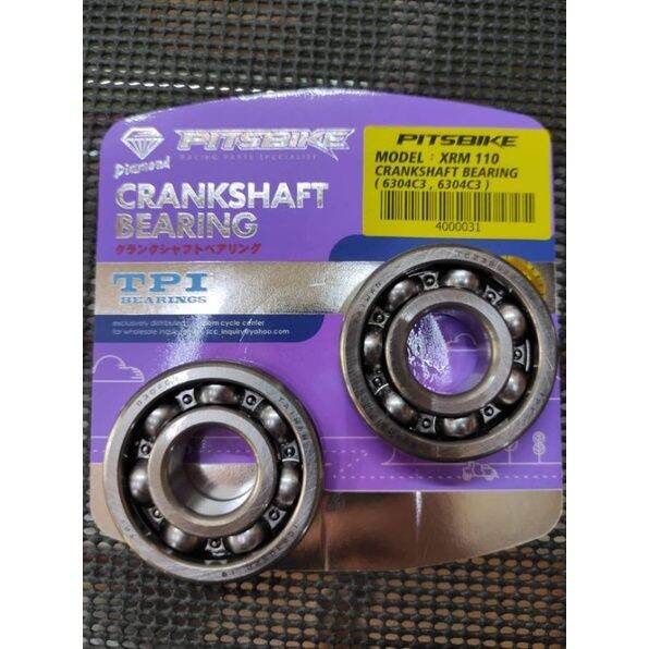 Pitsbike racing C3 wave 100 xrm 110 crankshaft crank side main bearing ...